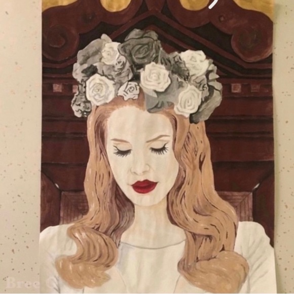 Hot Topic | Art | New Original Lana Del Rey Born Todie Art Print | Poshmark